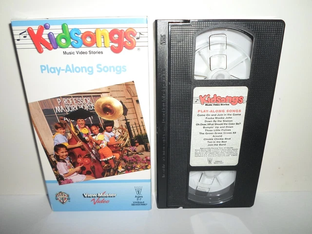 TESTED ! KIDSONGS *Play Along Songs* VHS Kids Music Learning Sing A ...