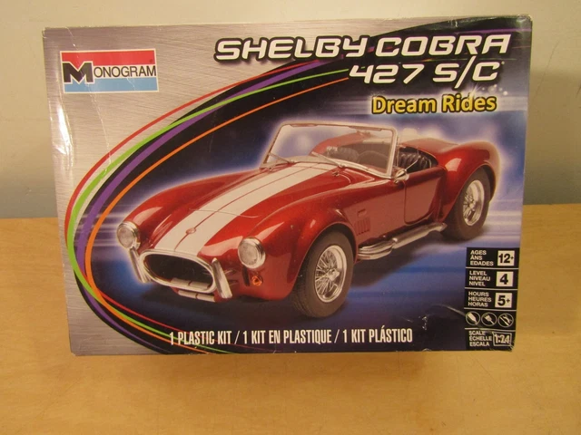MONOGRAM SHELBY COBRA 427 S/C kit started seems to be complete $9.99 ...