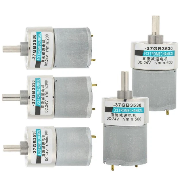 24V PERMANENT MAGNET Micro DC Gear Motor XD‑37GB3530 + Bracket £13.94 ...