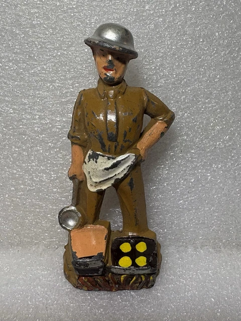 VINTAGE 1930S BARCLAY Manoil WWI US Army "Cooks Helper" Toy Soldier ...