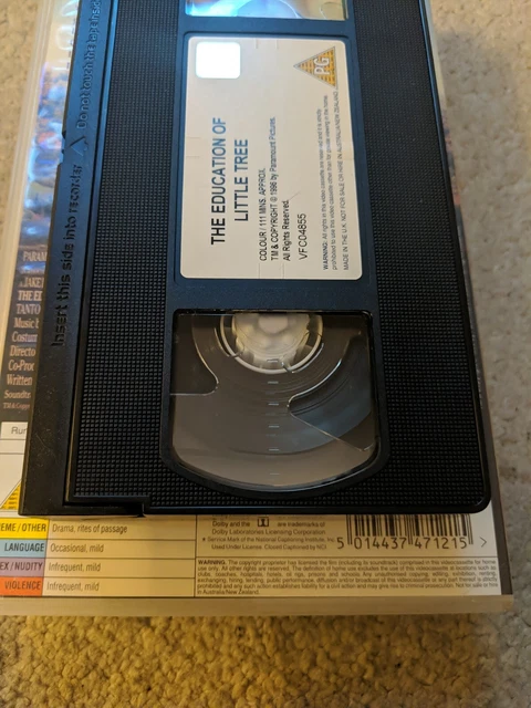 THE EDUCATION OF Little Tree VHS Video Big Box Ex Rental £6.99 ...