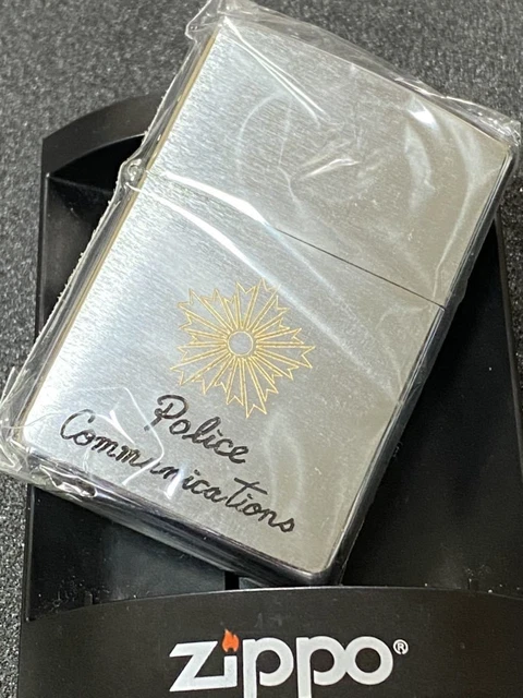 ZIPPO POLICE VINTAGE Front Processing Rare Model Made in 2000 Police £ ...