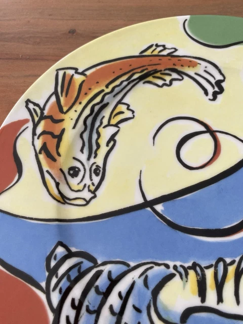 VILLEROY & BOCK Vavro Lotte Pour Michel Rostang Paris 1998 12" Fish ...