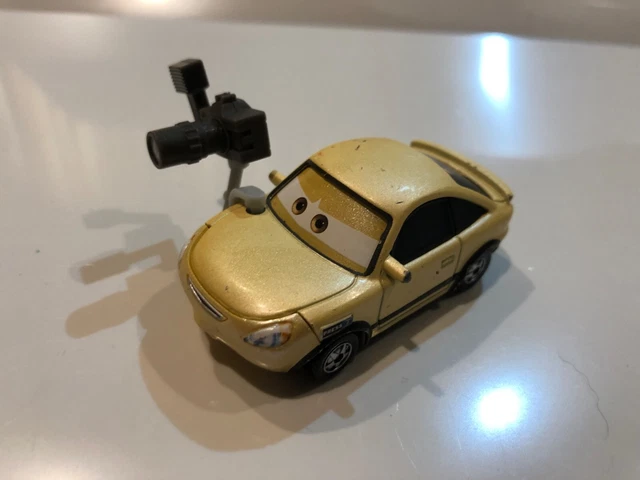 DISNEY PIXAR CARS TIM RIMMER PRESS WITH CAMERA MATTEL 1:55 Diecast ...