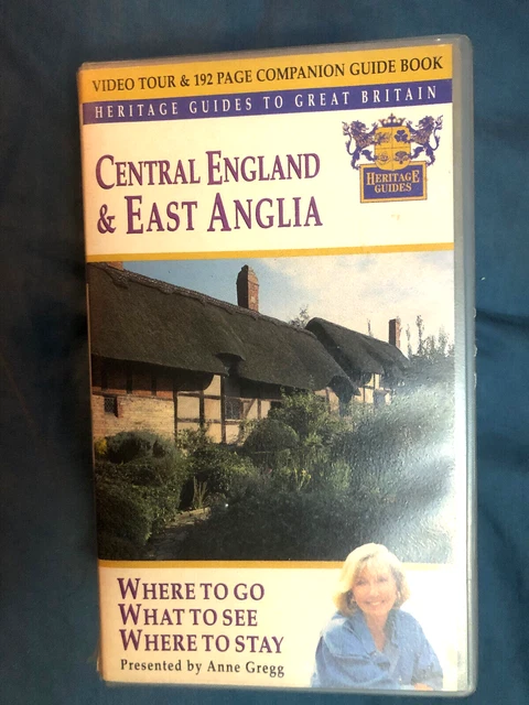 RARE - CENTRAL England and East Anglia [VHS] With Ann Gregg, and Book £ ...