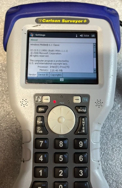 CARLSON SURVEYOR + Data Collector SurvCE 2.62 $424.99 - PicClick CA