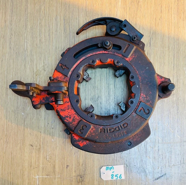 RIDGID RECEDING DIE Head 1224 Pipe Threader/Threading Machine 2-1/2"-4 ...