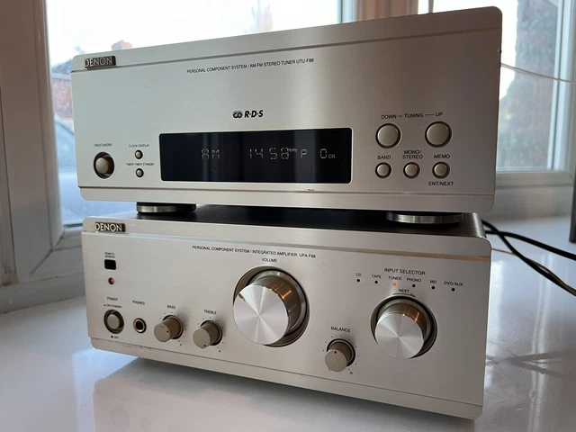AMPLIFICATEUR STÉRÉO DENON UPA-F88 avec entrée phono et tuner UTU-F88 avec télécommande Hifi EUR ...