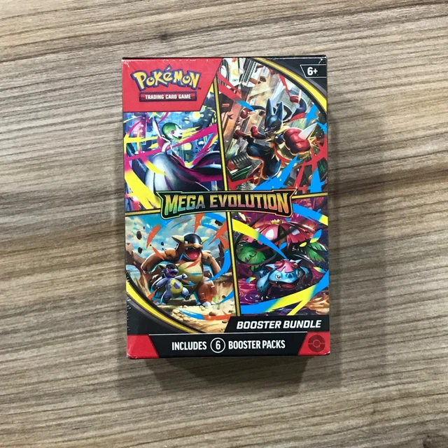 POKÉMON TCG: MEGA Evolution Booster Bundle (6 Booster Packs) Brandneu ...