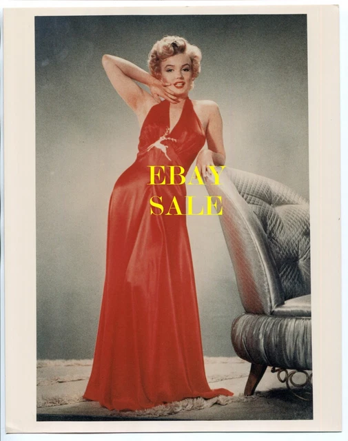 VINTAGE MARILYN MONROE Rare Photo SEXY cleavage BUSTY Hot Blonde BARE ...