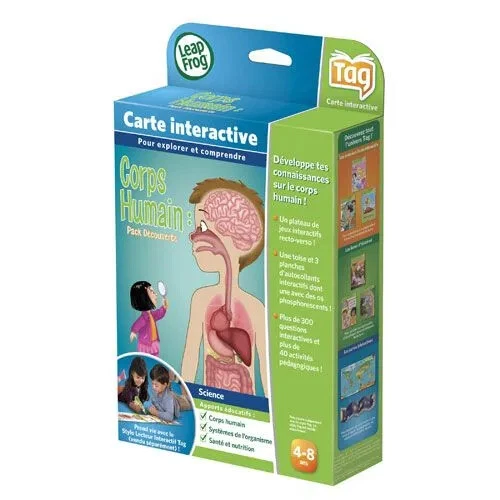 EDUCATIONAL GAME - Leap Tag Interactive Human Body Map - Leapfrog - NEW ...