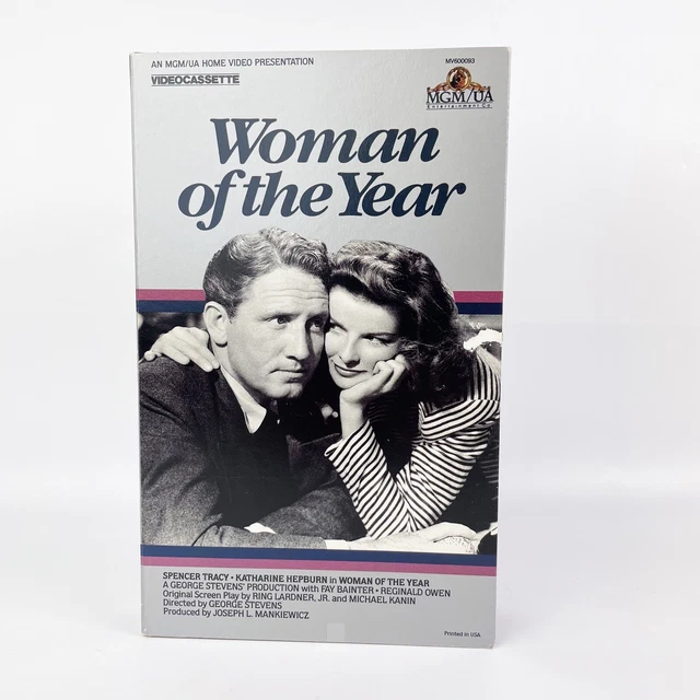 WOMAN OF THE Year VHS MGM/UA Big Box 1983 Home Video Release, Rare, 0 ...