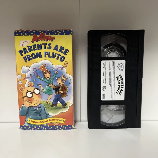 ARTHUR PARENTS ARE From Pluto Good Condition VHS PBS Kids Marc Brown ...
