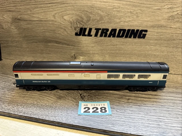 HORNBY R427 BR INTERCITY BLUE GREY MK3 RESTAURANT BUFFET CAR COACH ...
