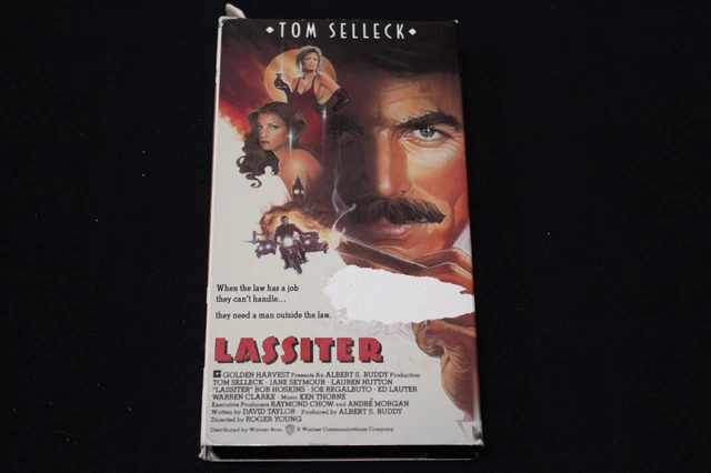 LASSITER USED VHS Action Crime Drama Tom Selleck Jane Seymour Warner Home Video £5.21 - PicClick UK