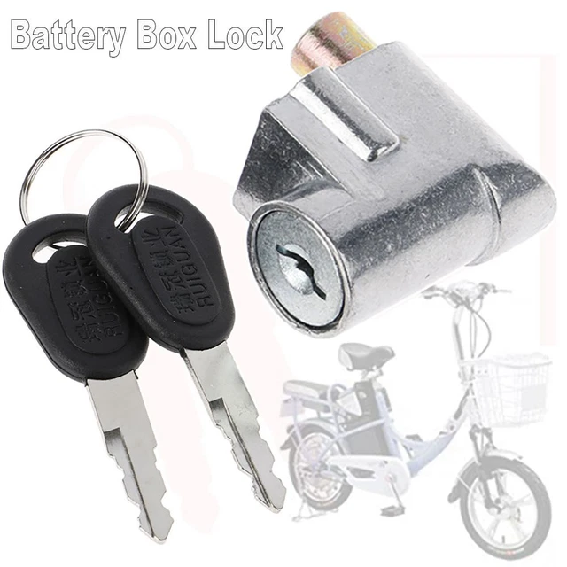 MOTORCYCLE WITH 2 Keys Battery Box Lock E-Bike Power Switch Electric ...