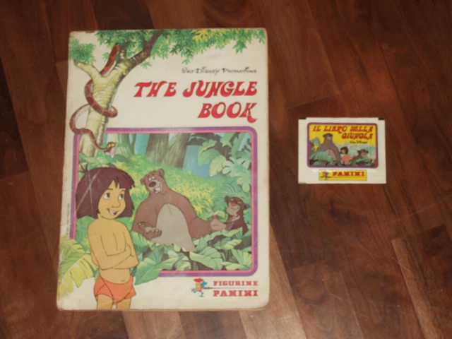 WALT DISNEY'S THE Jungle Book Panini Sticker Album 1983 Complete £999. ...