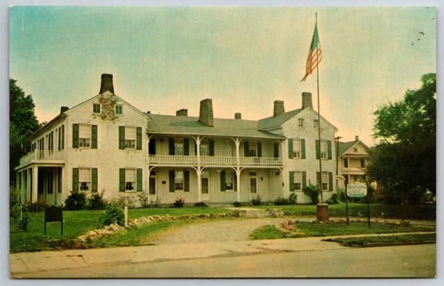 HISTORIC PENNSYLVANIA OLD National Road Museum House c1960's UP Chrome ...