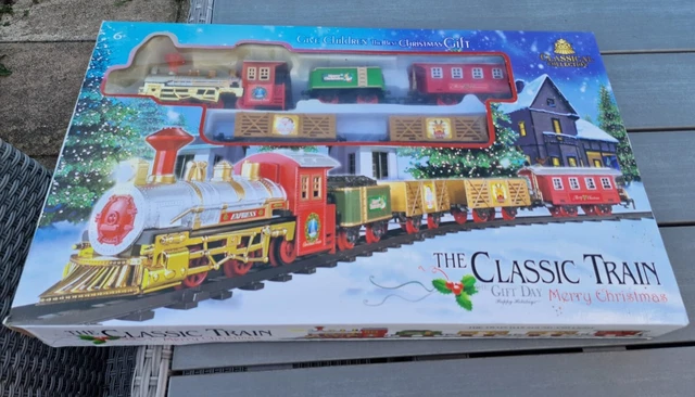 CLASSIC TRAIN CHRISTMAS Train Set With Sounds And Lights £14.99 ...