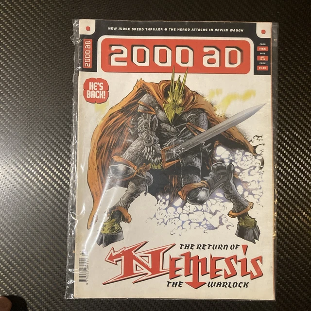 2000AD FEAT JUDGE Dredd Prog 1165 13th October 1999 £1.92 - PicClick UK