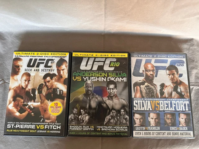 UFC DVD LOT Ultimate Fighting Championship MMA - UFC 87, UFC Rio, UFC ...