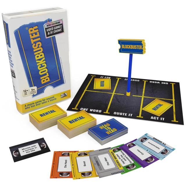 BLOCKBUSTER GAMES: MOVIE Party Games For The Whole Family - Featuring ...