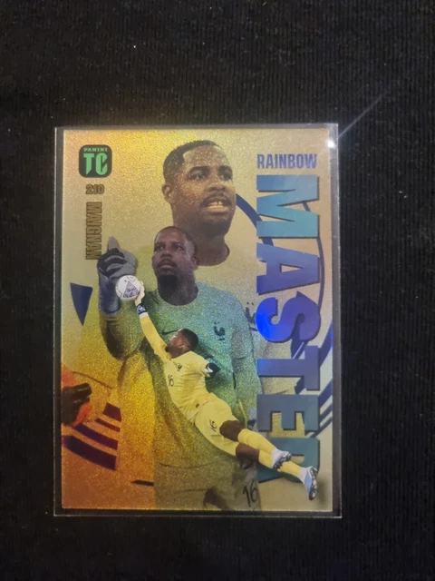 CARTE PANINI TOP Class 2024 Mike Maignan #210 Rainbow Master Foil ...
