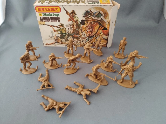 MATCHBOX 1/32 AFRIKA KORPS 15 COMBAT TROOPS EUR 31,60 - PicClick FR
