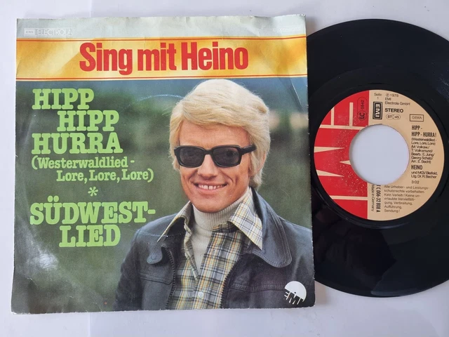 HEINO - HIPP Hipp Hurra 7'' Vinyl Germany EUR 18,55 - PicClick FR