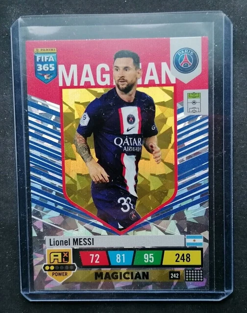FIFA 365 ADRENALYN 2023 Lionel Messi Paris Magician Card Panini # 242 £ ...