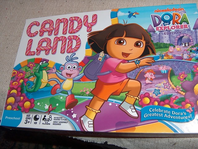 CANDY LAND DORA the Explorer edition. Nick Jr Milton Bradley, Used £5. ...