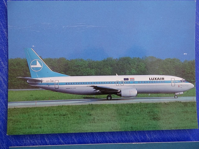LUXAIR BOEING 737-400 Lx-Lgg Vintage Old Aircraft Airplanes Collectors ...