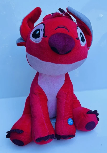 DISNEY LILO & Stitch Red Leroy Plush Soft Toy Talking/Sounds Great ...