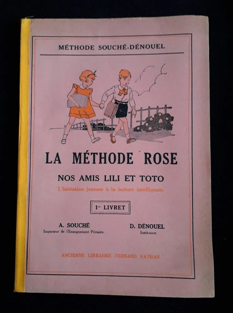 LIVRE LECTURE ÉCOLE Méthode Rose nos amis Lili et Toto 1er LIVRET ...