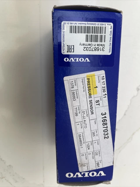 GENUINE VOLVO BRAKE Servo Position Pressure Sensor 31687032 V70 S60 ...
