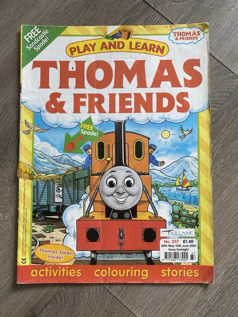 THOMAS & FRIENDS Magazine Play And Learn No.37 June 2001 £24.99 ...
