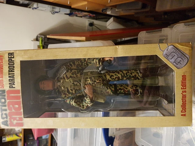 ACTION MAN 50TH Anniversary British Paratrooper 1/6 Figure BNIB £60.00 ...