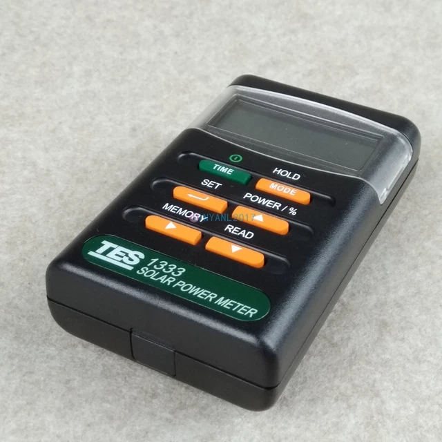 SOLAR CELL ENERGY Software/Tester Solar Power Meter Radiation Detector ...