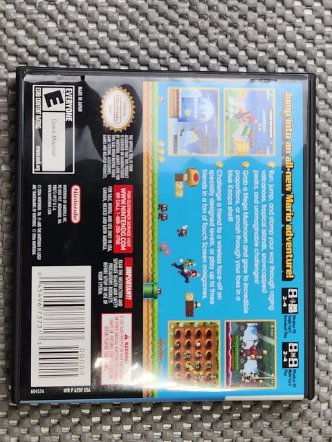 NEW SUPER MARIO Bros. (Nintendo DS, 2006) Complete Authentic Tested £22 ...