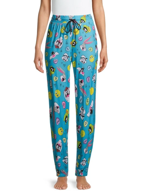 NWT LOONEY TUNES Squad Womens Pajamas Pants Size XS- 3X Joggers Bugs ...