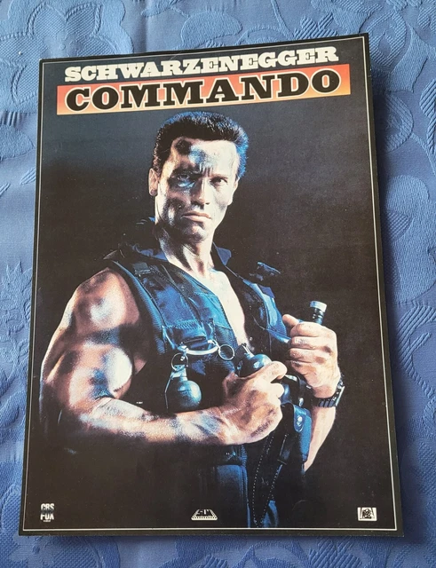 ANCIEN POSTER VIDEO CLUB 30,5x20 " COMMANDO " FILM DE 1985 EUR 10,00 ...