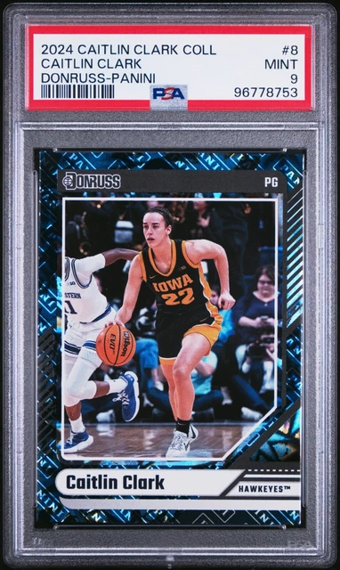 2024 PANINI CAITLIN Clark Collection Caitlin Clark Donruss Panini #8 ...