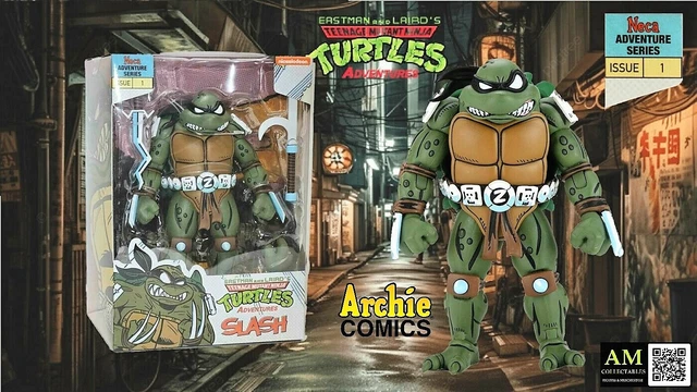 NECA TMNT ARCHIE Character - Slash - Action Figure Adventure Turtles ...