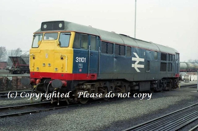 35MM COLOUR NEGATIVE DIESEL RAILWAY CLASS 31 31101 SPRINGS BRANCH £2.50 ...
