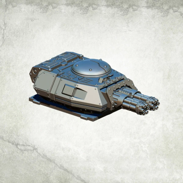 LEGIONARY ASSAULT TANK Turret: Twin Minigun APC Panzer Kromlech Resin ...