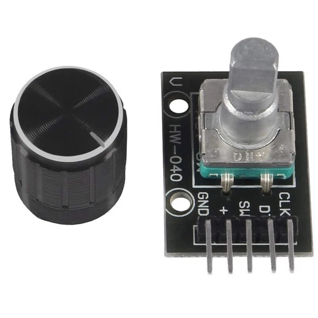 360° Rotary Encoder Module Ky 040 Brick Sensor Clickable Switch Arduino