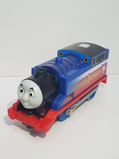THOMAS THE TANK Engine Real Steam Along Trackmaster Train 2014 SSRC Toy ...