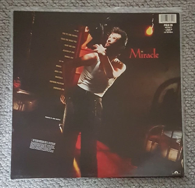 WILLY DEVILLE-MIRACLE-ORIGINAL UK NUMÉRO LP ON POLYDOR RECORDS-1987-VG.COND EUR 9,46 - PicClick FR