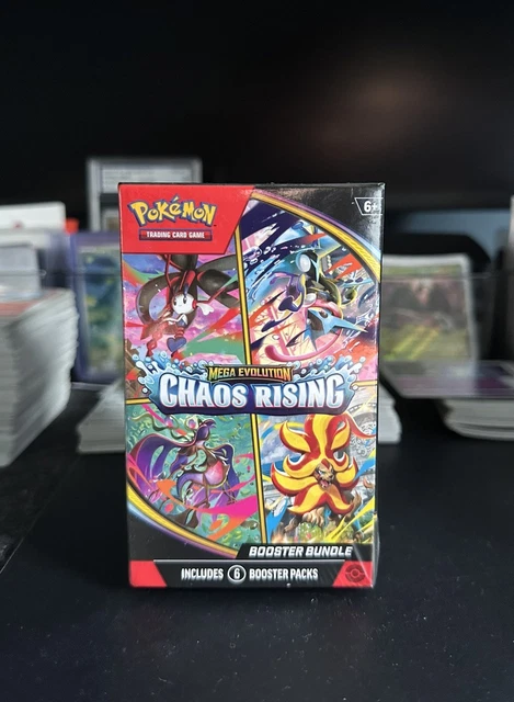 POKÉMON TCG: MEGA Evolution Chaos Rising Booster Bundle (6 Booster ...
