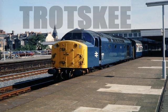 35MM SLIDE BR British Rail Diesel Loco Class 40 40121 Rhyl 1982 ...